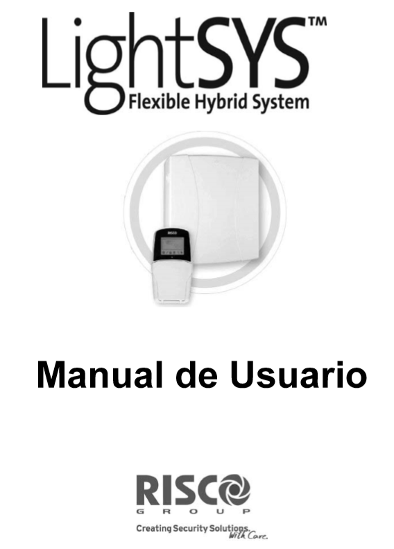 Manual de Usuario Risco LightSYS - Segurinter Sistemas de Seguridad